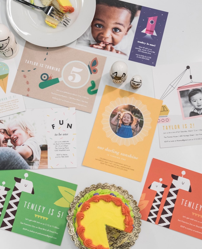 Personalise your party invitations on the app | Snapfish UK