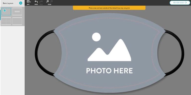 Create custom face masks - even with your own smile | Snapfish UK