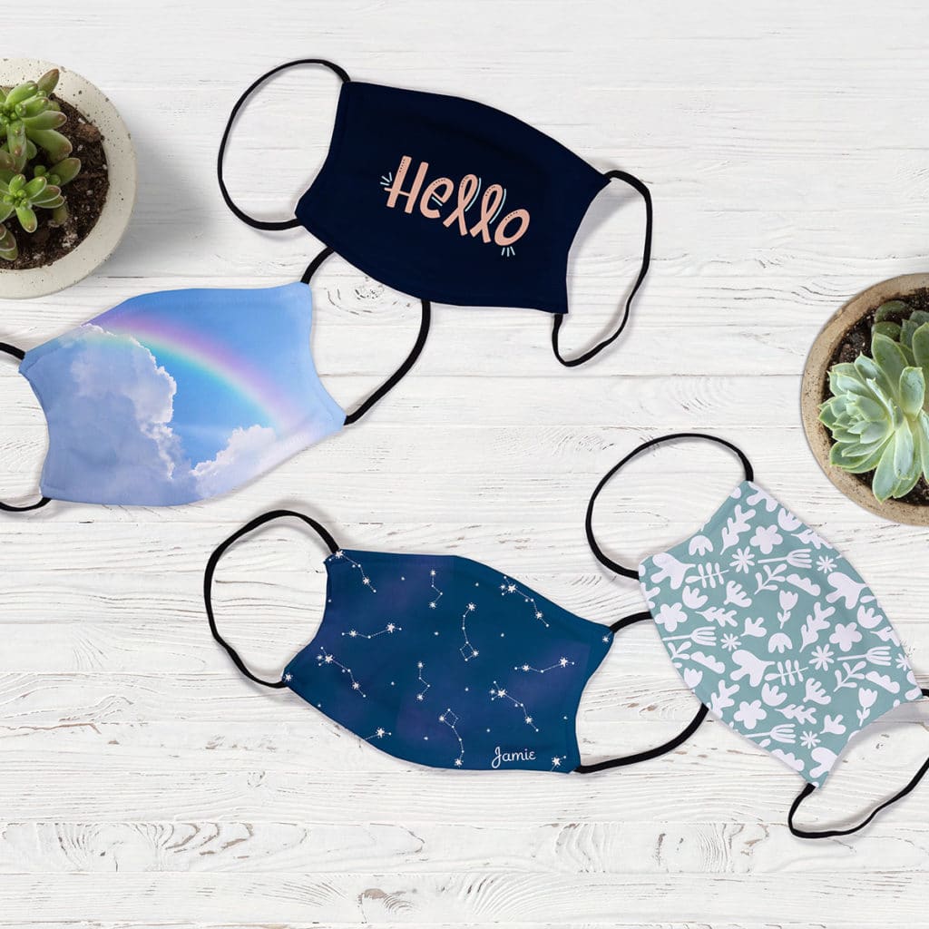 Create custom face masks - even with your own smile | Snapfish UK