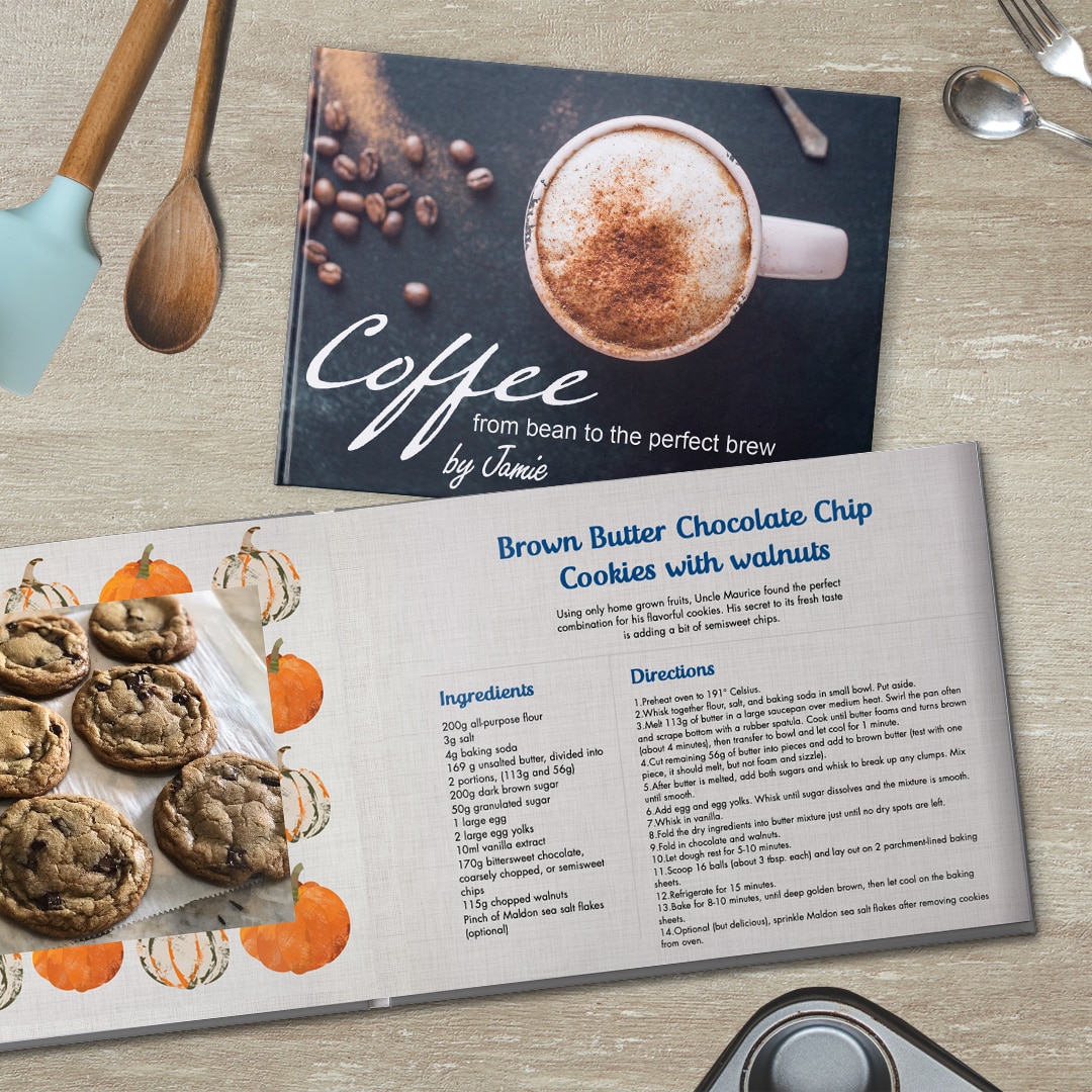 Create seasonal cookbooks of favourite family recipes! | Snapfish UK