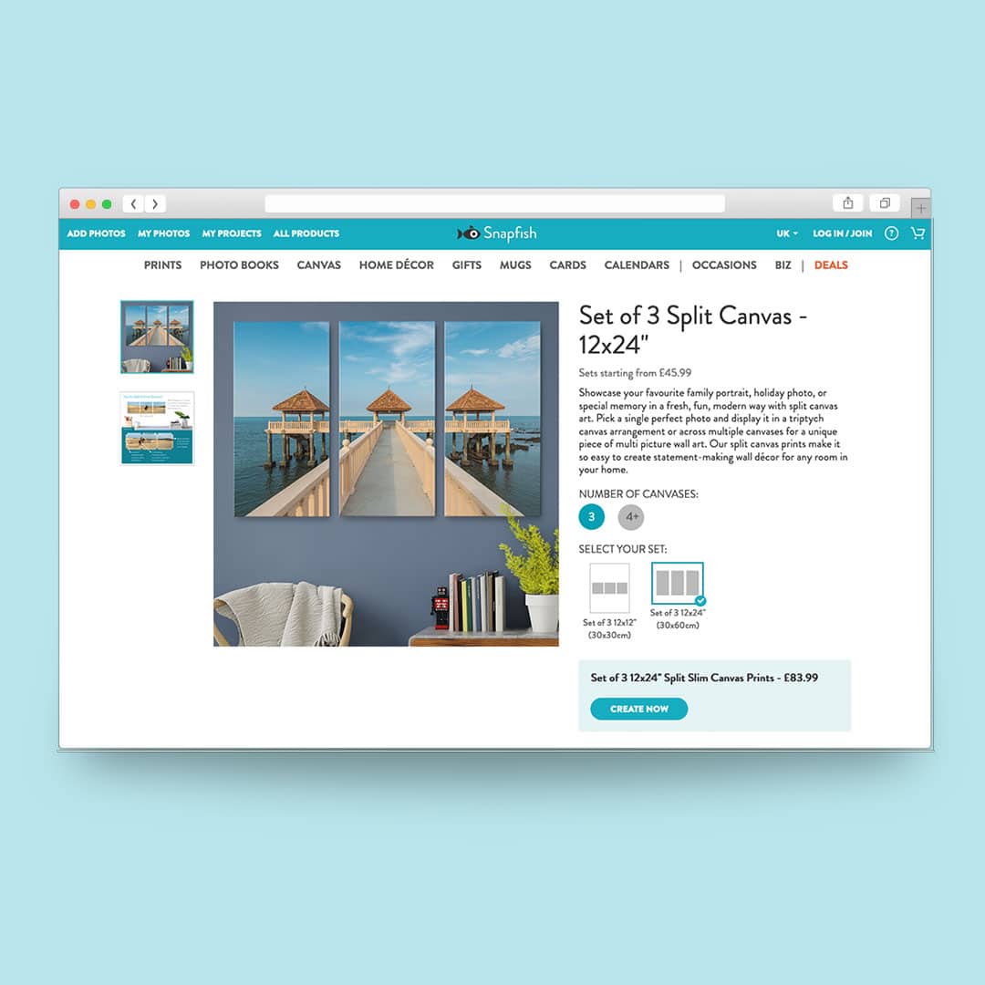 Split Canvas Prints – Create wow-worthy works of art! | Snapfish UK