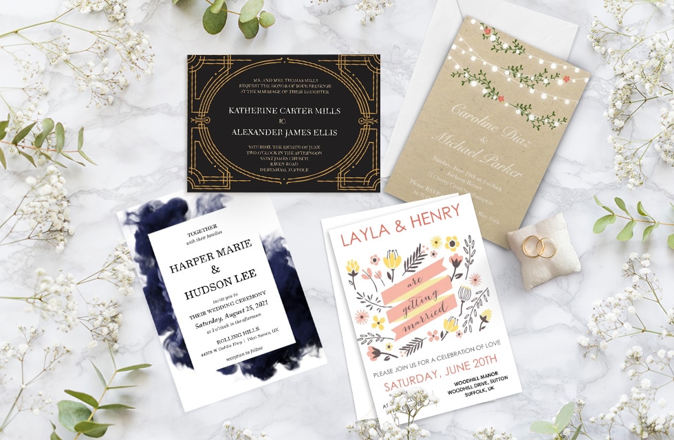 Customised Wedding Invitation Perfection | Snapfish UK