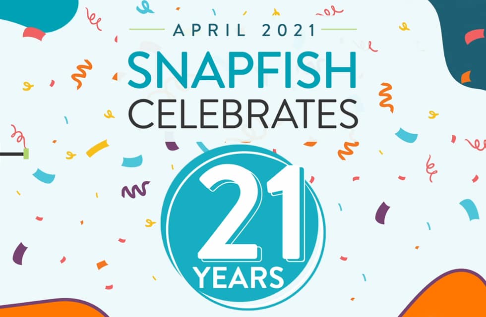 Our birthday story - 21 years of printing your photos | Snapfish UK