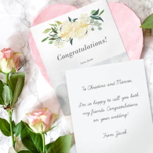 How to write the perfect wedding card message | Snapfish UK