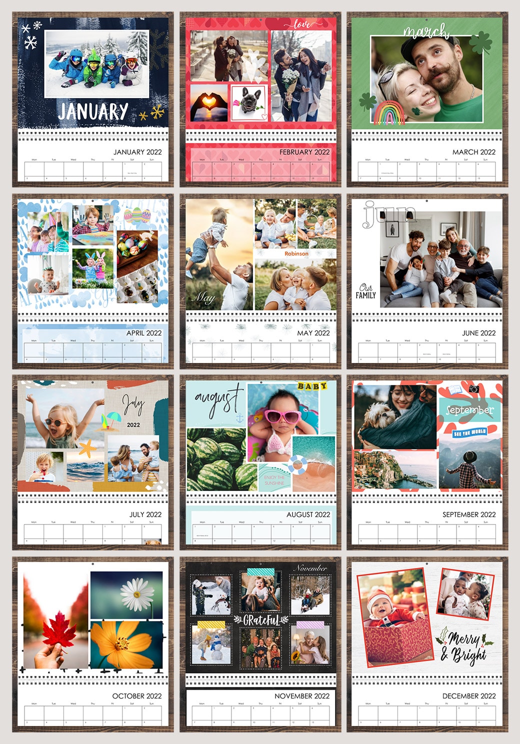 New features for photo calendars | Snapfish UK