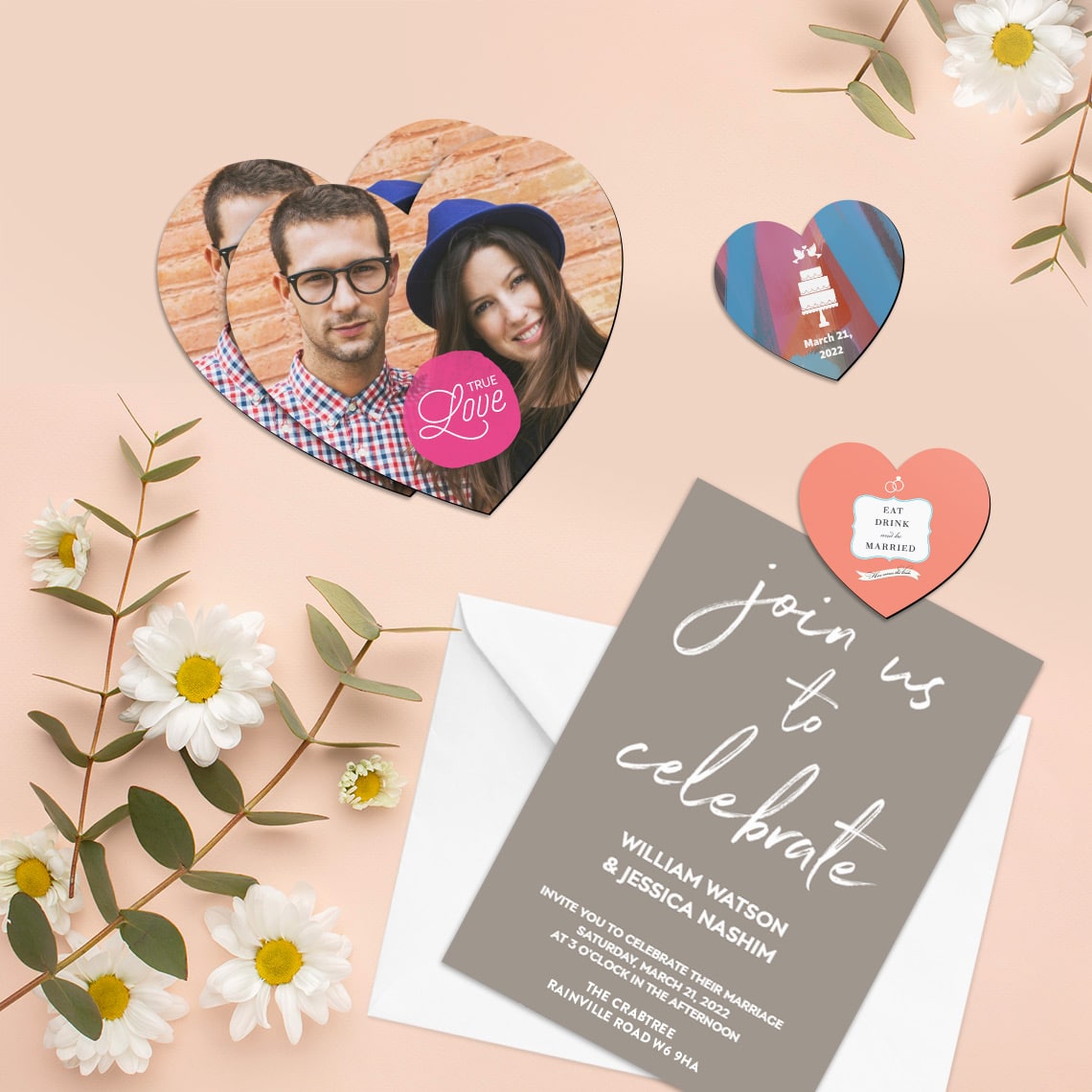 New Custom Heart Photo Magnets | Snapfish UK