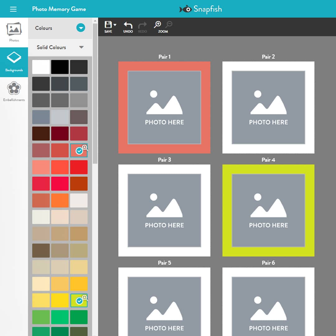Create Fun Memory Game With Camera Pictures | Snapfish UK