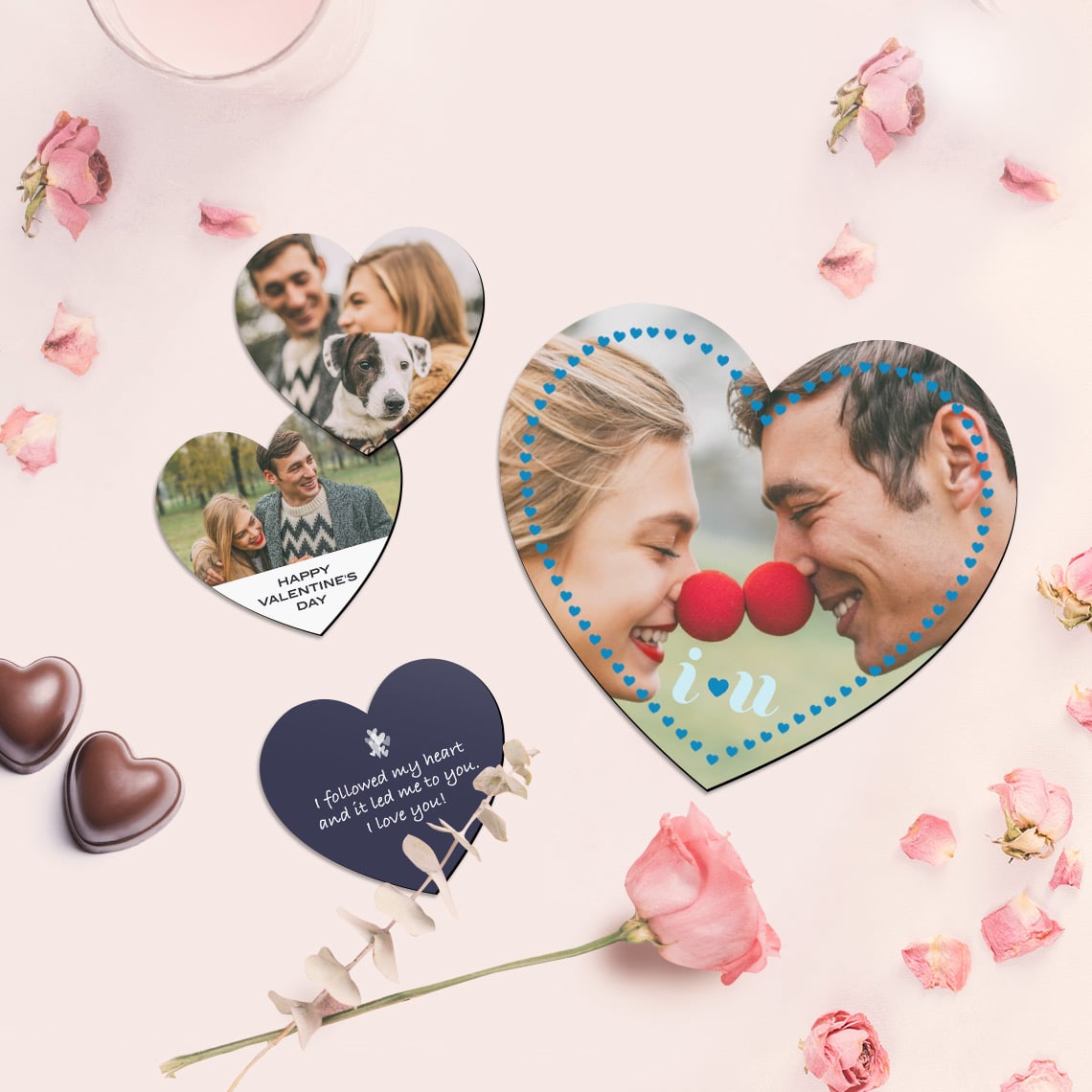 New Custom Heart Photo Magnets | Snapfish UK