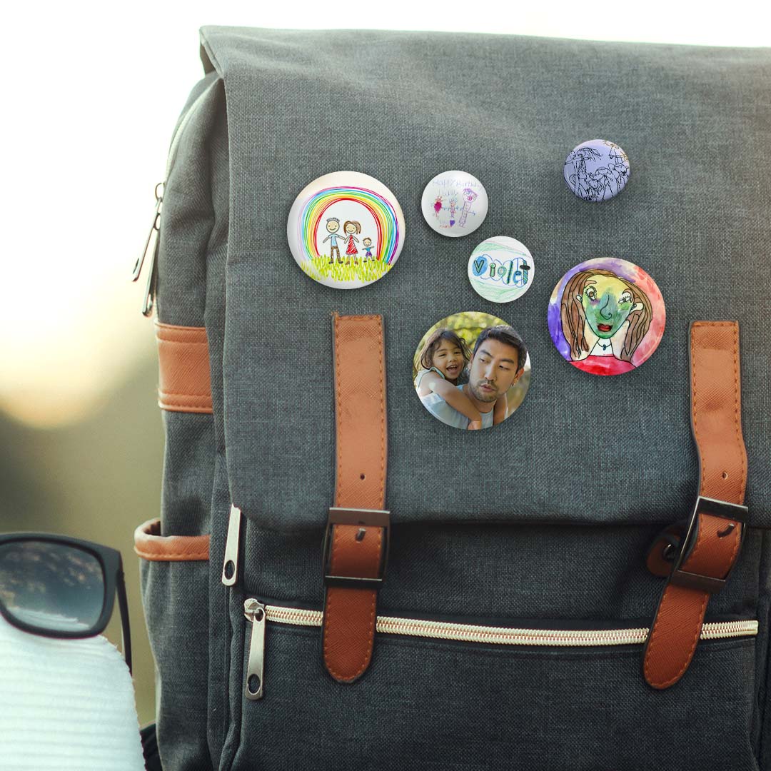 Cute Ideas For Customising Button Pin Badges With Photos | Snapfish UK