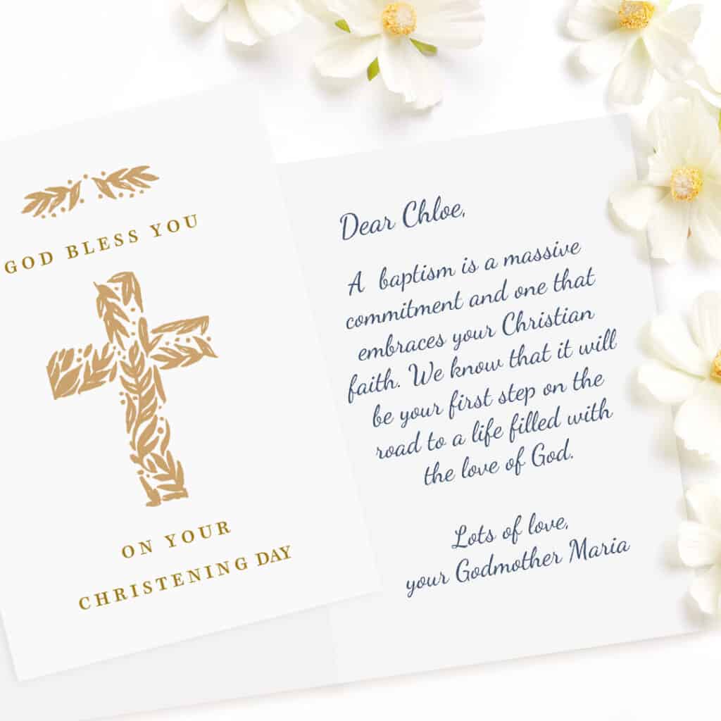 What To Write In Your Custom Baptism Or Christening Cards From Snapfish