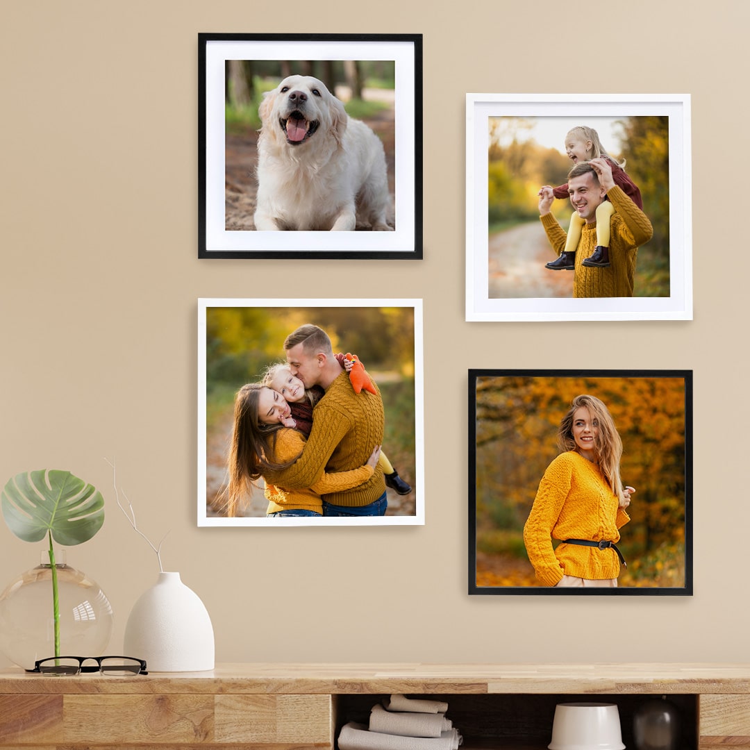 Design Your Own Gallery Wall With Framed Photo Tiles | Snapfish UK