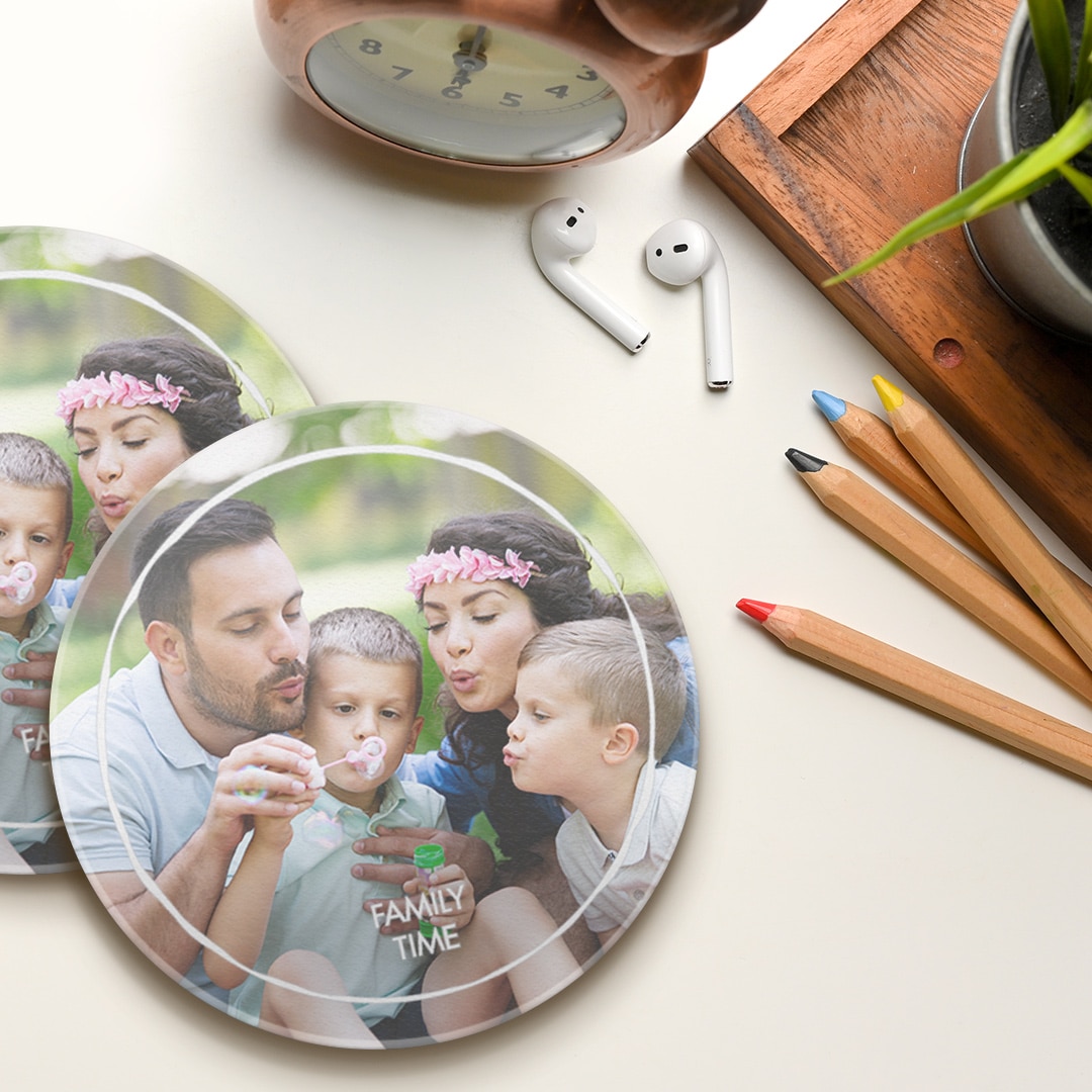 Your Table Deserves These Custom Stone Coasters | Snapfish UK