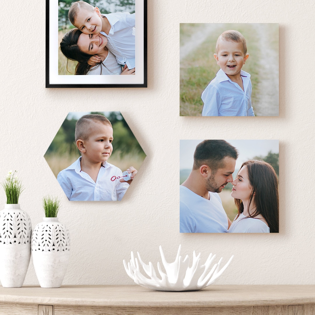 Hexagon Photo Tiles - Perfect for Picture Gallery Walls | Snapfish UK